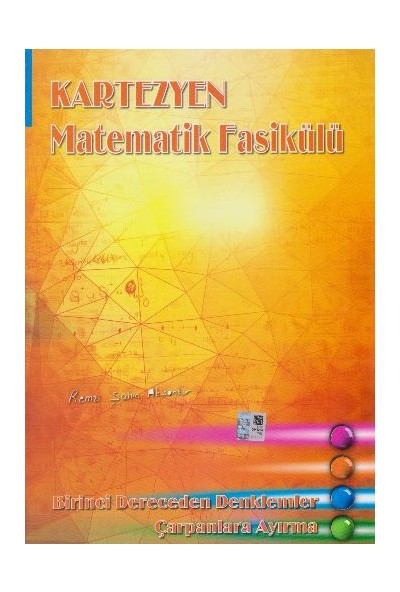 Kartezyen Eğitim Yayınları Matematik Fasikülü Birinci Derece - Remzi Şahin Aksankur