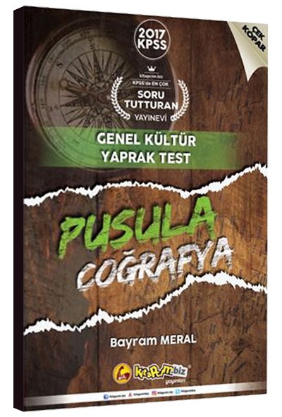 Kitapçım Biz Yayınları Kpss 2017 Pusula Coğrafya Çek Kopar Yaprak Test Kitapçım Biz Yayınları Kpss 2017 Pusula Coğrafya Çek Kopar Yaprak Test