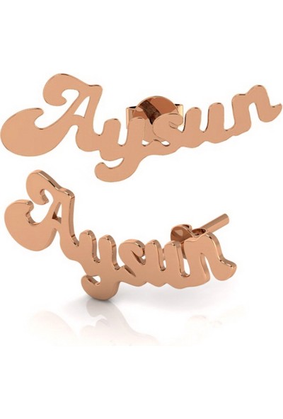 Goldstore 14 Ayar Altın İsim Küpe Pnj39966 Goldstore 14 Ayar Altın İsim Küpe Pnj39966