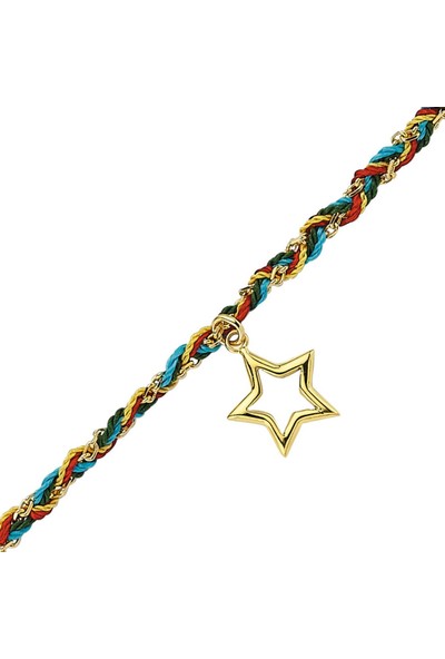 Goldstore 14 Ayar Altın Yıldız Şans Bilekliği Gb32056 Goldstore 14 Ayar Altın Yıldız Şans Bilekliği Gb32056