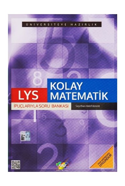 Fdd Yayınları Lys Kolay Matematik İpuçlarıyla Soru Bankası - Seyithan Halef Berent Fdd Yayınları Lys Kolay Matematik İpuçlarıyla Soru Bankası - Seyithan Halef Berent