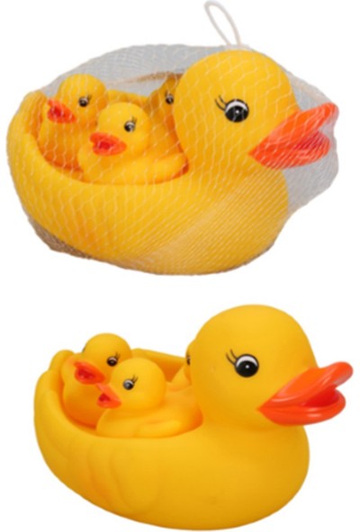 Sunman Banyo Oyuncağı Ördek Anne Ve Yavru 4'lü