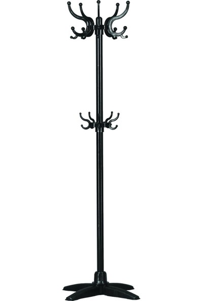 Eko Portatif Ayaklı Askılık - Siyah