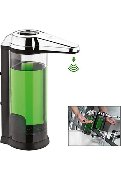 Rulopak Sensörlü Sıvı Sabunluk 550ml (Tezgah Üstü veya Duvara Monte) Rulopak Sensörlü Sıvı Sabunluk 550ml (Tezgah Üstü veya Duvara Monte)
