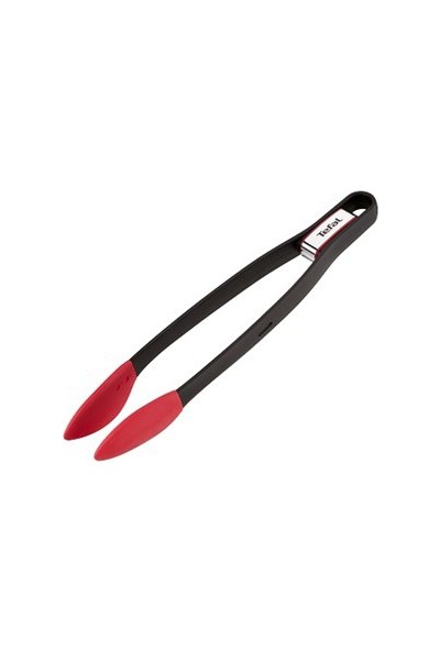 Tefal  K2060714  Ingenio Yüksek Isıya Dayanıklı Silikon Başlıklı Pişirme Maşası [ Siyah - Kırmızı ] - 2100087320