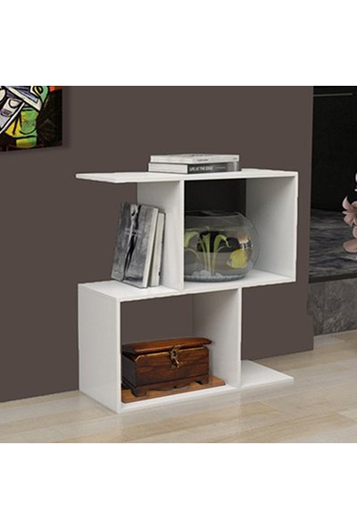 modilayn Yan Sehpa Beyaz