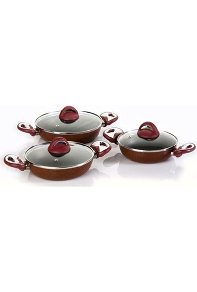 Taç Granit Teflon 3'lü Omlet Takımı Taç Granit Teflon 3'lü Omlet Takımı