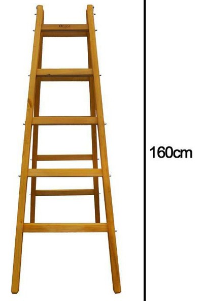 Despa 5 Basamaklı Ahşap Merdiven 160cm Despa 5 Basamaklı Ahşap Merdiven 160cm