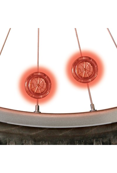 Nite Ize See'Em LED Jant Işığı 2li Paket-Kırmızı