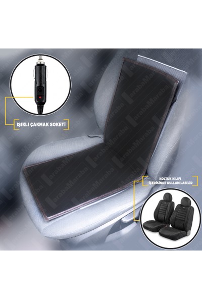 Uyarı Işıklı Isıtıcılı oto Koltuk Minderi