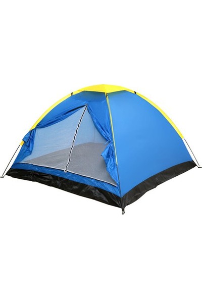 Cix 4 Kişilik Pencereli Ortadan Fermuarlı 200X200x135 Cm Kamp Çadırı