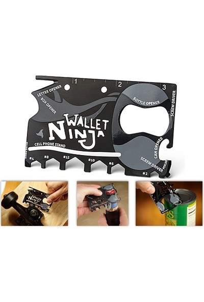 Cix Ninja Wallet 18 in 1 Multi Tool Kit Cix Ninja Wallet 18 in 1 Multi Tool Kit