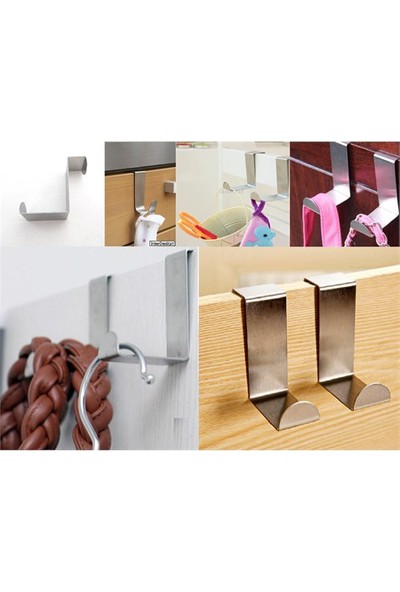 Cix Orijinal Kulüp Kapı Arkası Metal Askı 4Lü Set