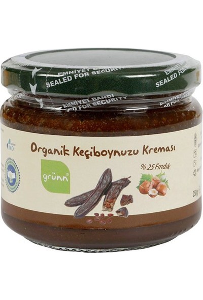 Grünn Organik Keçiboynuzu Kreması 200 Gr Grünn Organik Keçiboynuzu Kreması 200 Gr