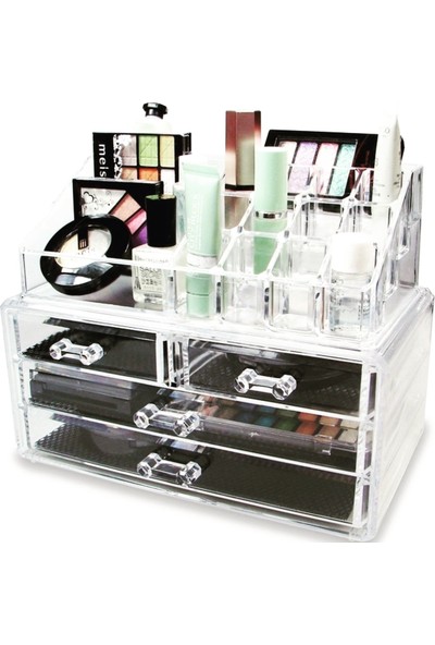 Makeup Organizer 4 Çekmeceli üzeri Çok Fonksiyonlu Organizer
