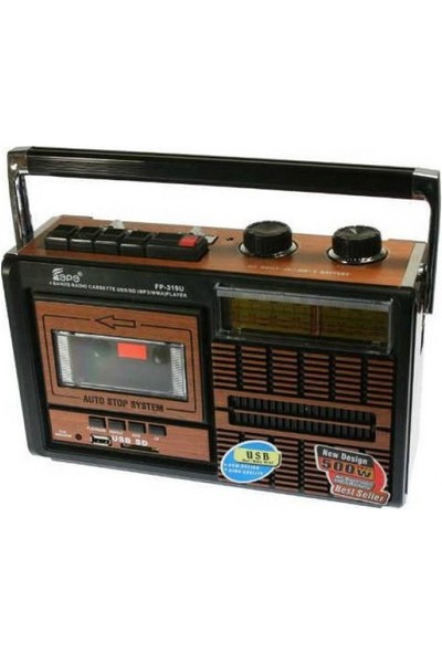 Forland Fp 319 U Usb+Fm Radyo+Kaset Çalar