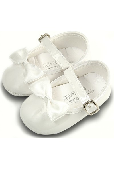 Freesure İsme Özel İsme Özel Kız Bebek Ayakkabı Model 1 Beyaz Freesure İsme Özel İsme Özel Kız Bebek Ayakkabı Model 1 Beyaz