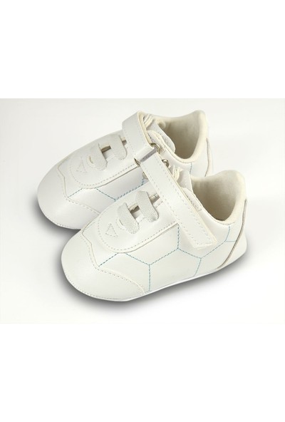 Freesure İsme Özel Mavi PU Deri Erkek Bebek Patik MD4 Freesure İsme Özel Mavi PU Deri Erkek Bebek Patik MD4