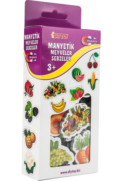 Diytoy Manyetik Meyve-Sebze