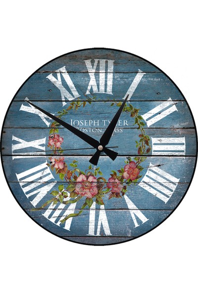 Markakanvas Ahşap Yuvarlak Duvar Saati Markakanvas Ahşap Yuvarlak Duvar Saati