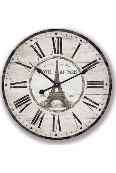 Markakanvas Ahşap Yuvarlak Duvar Saati Markakanvas Ahşap Yuvarlak Duvar Saati
