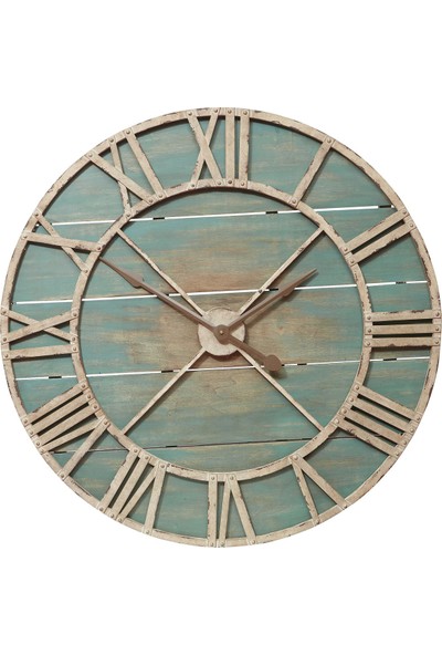 Markakanvas Ahşap Yuvarlak Duvar Saati