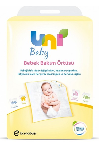 Uni Baby Bebek Bakım Örtüsü 10 Adet