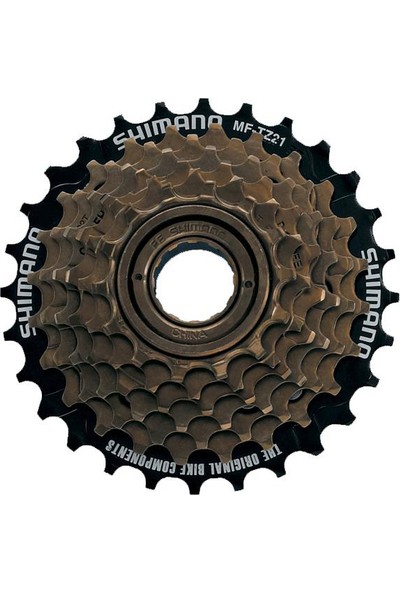 Shimano Ruble Mf-Tz21 Vidalı Ruble 14-28T 7S Siyah Shimano Ruble Mf-Tz21 Vidalı Ruble 14-28T 7S Siyah