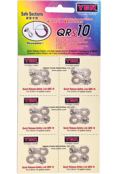 Ybn Zincir Pimi 10 Vites Uyumlu Gri