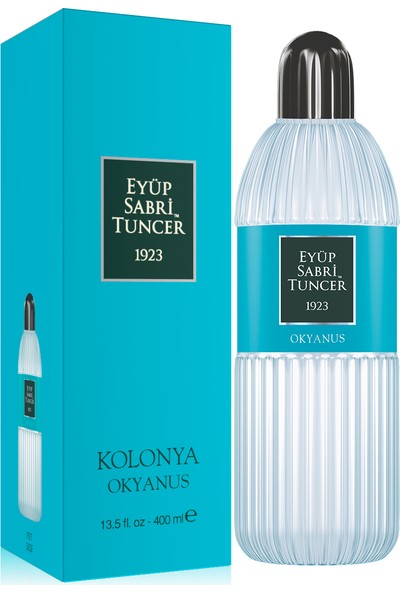Eyüp Sabri Tuncer Okyanus Kolonyası 400 Ml Silindir Pet Şişe Eyüp Sabri Tuncer Okyanus Kolonyası 400 Ml Silindir Pet Şişe