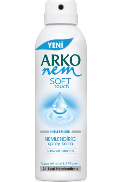 Arko Nem Sprey Krem Soft Touch 150 Ml Arko Nem Sprey Krem Soft Touch 150 Ml