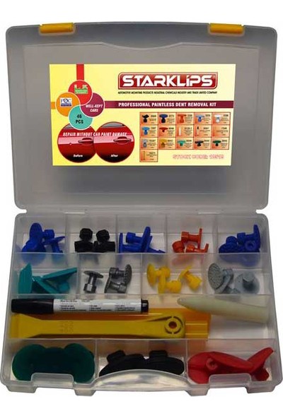 Starklips Profesyonel Pdr Boyasız Göçük Düzeltme Seti 46 Parça