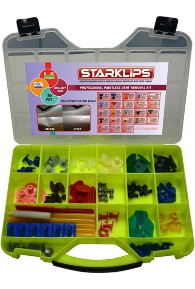 Starklips Profesyonel Pdr Boyasız Göçük Düzeltme Seti 100 Parça
