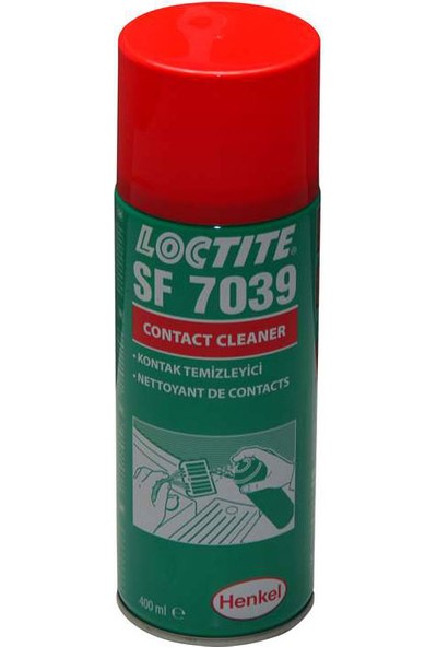 Loctite Kontak Temizleyici Yağsız 400Ml 7039 Loctite Kontak Temizleyici Yağsız 400Ml 7039