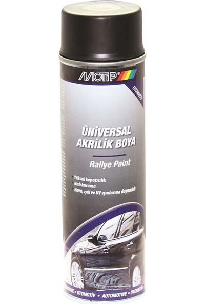 Motip Boya Mat Siyah Universal Sprey 500Ml Motip Boya Mat Siyah Universal Sprey 500Ml