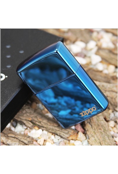 Zippo Blue Sapphire Logo Benzinli Çakmak / 20446 ZL Zippo Blue Sapphire Logo Benzinli Çakmak / 20446 ZL