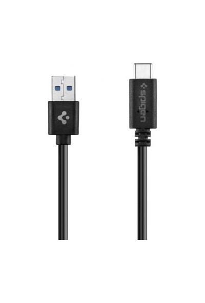 Spigen Essential USB-C to USB-A 3.1 Hızlı Şarj ve Data Kablo (1 Metre) C10C0 - SGP11579 Spigen Essential USB-C to USB-A 3.1 Hızlı Şarj ve Data Kablo (1 Metre) C10C0 - SGP11579