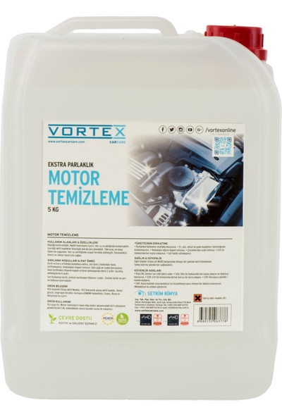 Vortex Motor Temizleme Sıvısı 5 Kg