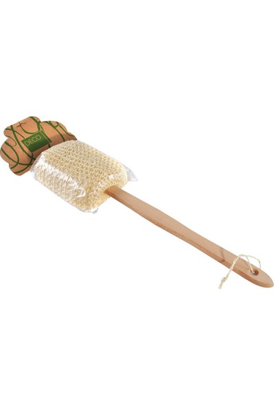 DECOBELLA® Sisal Ahşap Saplı Sırt Lif