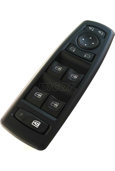 Wolcar Renault Laguna 3 Sol Dörtlü Cam Açma Anahtarı Wolcar Renault Laguna 3 Sol Dörtlü Cam Açma Anahtarı