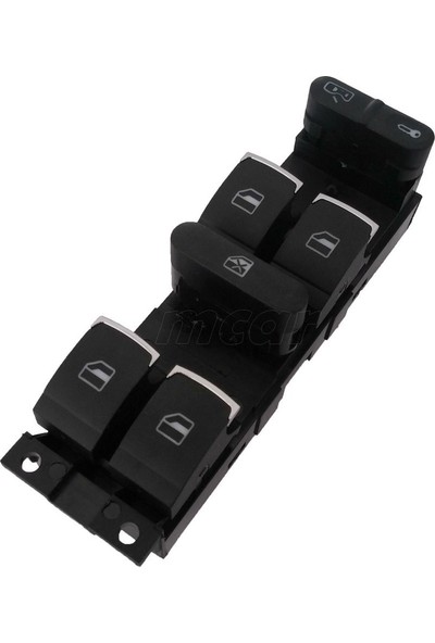 Wolcar Volkswagen Golf 4 Sol Dörtlü Cam Açma Anahtarı Krom