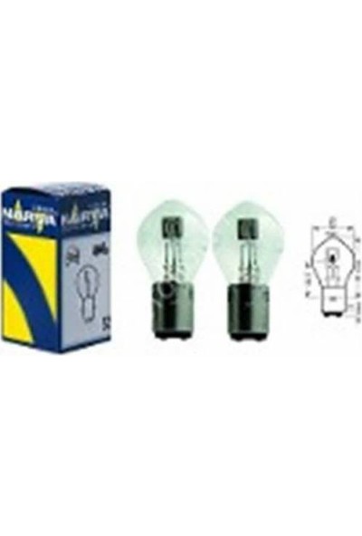 Narva Motosiklet Far Ampulü, Narva, S2 12V 35/35W, S2 Bosch Tipi