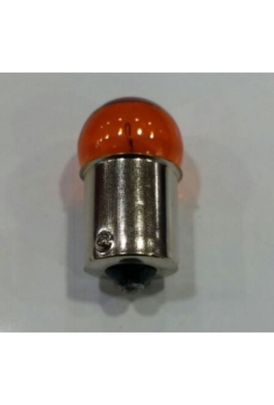 Tumopar Sinyal Ampulu 12V-10W Sarı Camlı