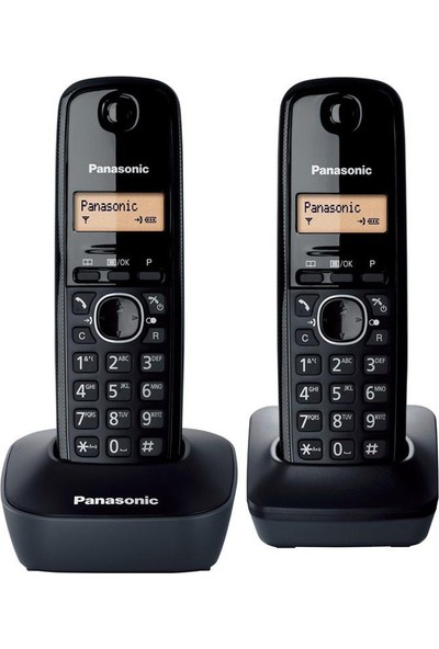 Panasonıc Kx-Tg 1612 Dect Telefon, Siyah