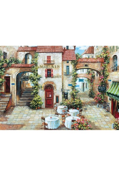 Puzz 68 x 48 cm - 1000 Parça Köy Meydanı Puzzle Puzz 68 x 48 cm - 1000 Parça Köy Meydanı Puzzle