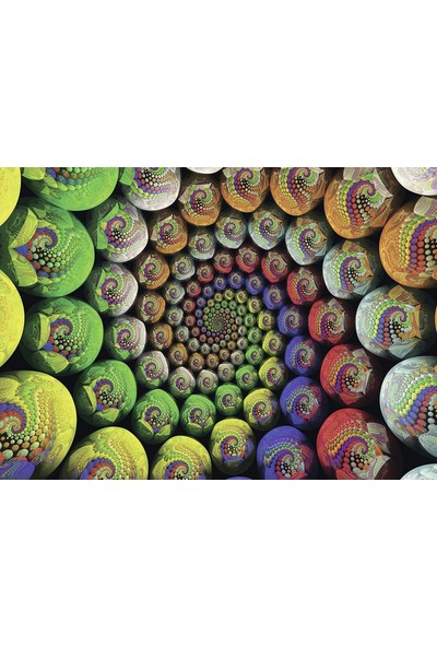 Ravensvurger 654 Parça Renkli Spiral Krypt Puzzle Ravensvurger 654 Parça Renkli Spiral Krypt Puzzle