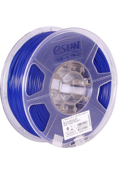 eSUN Pla+ Mavi 1,75 mm 3B Yazıcı Filament eSUN Pla+ Mavi 1,75 mm 3B Yazıcı Filament