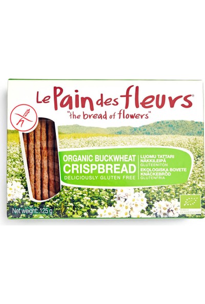 Le Pain Des Fleurs Glutensiz Karabuğday Kraker 125 Gr. Le Pain Des Fleurs Glutensiz Karabuğday Kraker 125 Gr.
