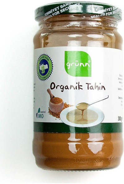 Grünn Organik Tahin 300 Gr. Grünn Organik Tahin 300 Gr.
