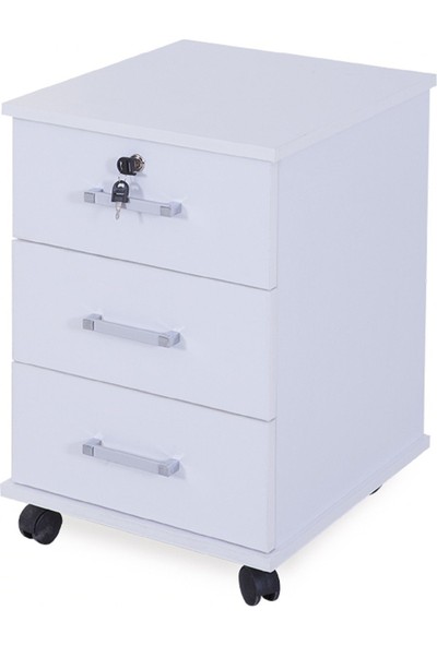 Alpino İnci Ofis Keson - Beyaz